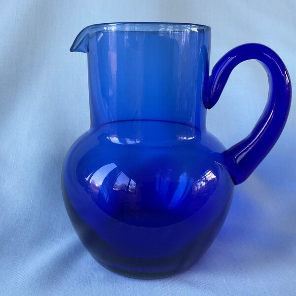 Blue Pitcher - Etsy