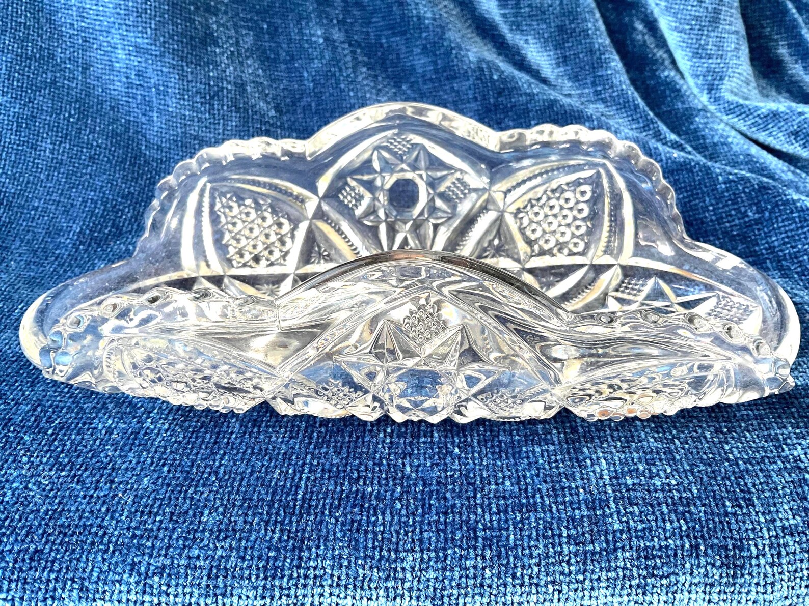 Banana Bowl Pressed Glass Celery Dish Glass Relish Dish - Etsy