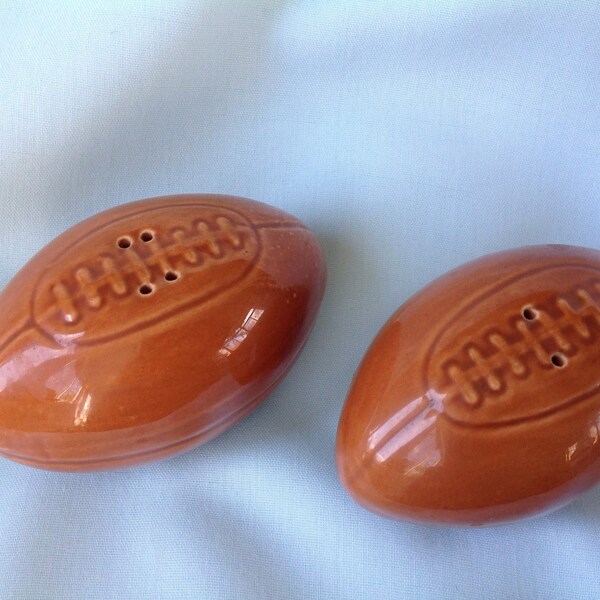 Football Salt and Pepper Shakers - Etsy