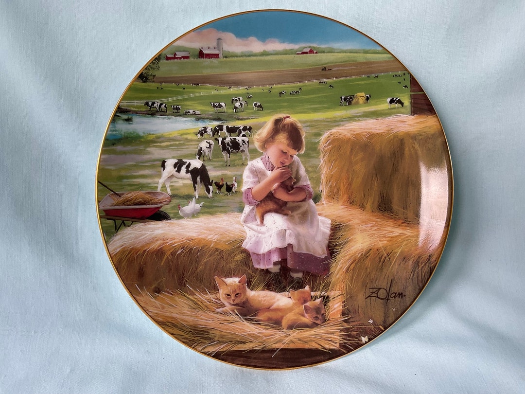 Country Plate A Special Bond Plate Country Companions Collection Farm ...
