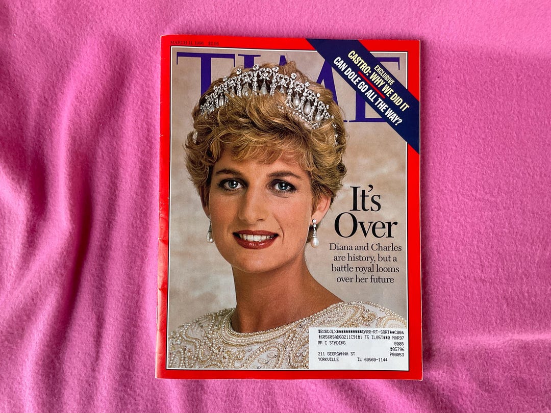 Princess Diana, It's Over, Time Magazine March 11, 1996 Princess Diana ...