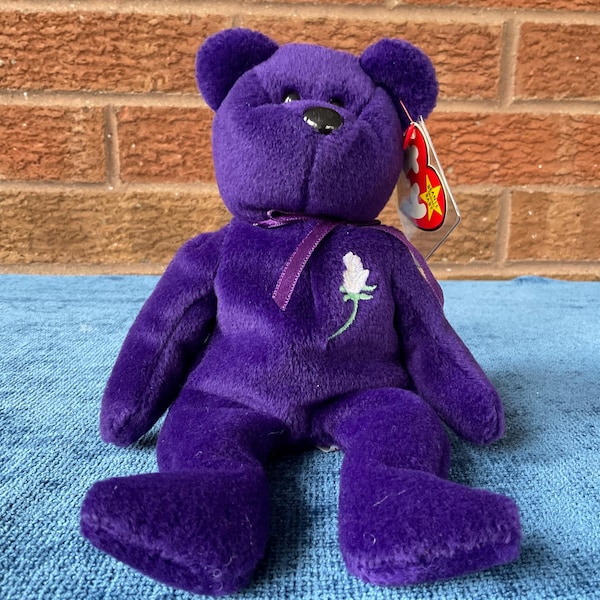 Purple Princess Ty Beanie Baby - Etsy