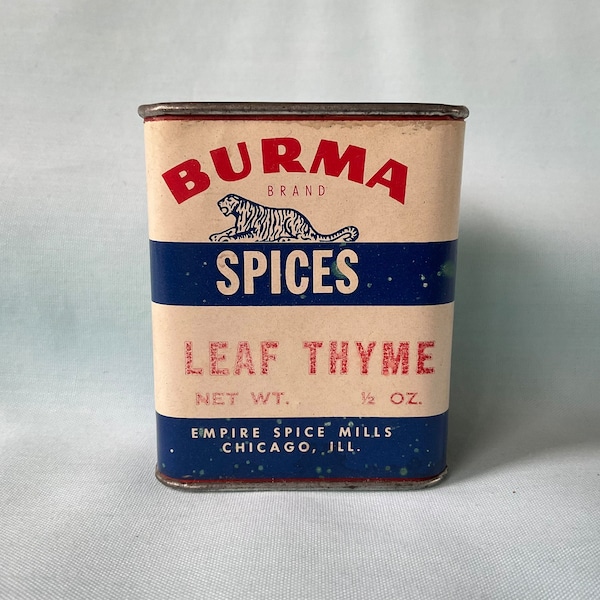 Vintage Spice Tins - Etsy