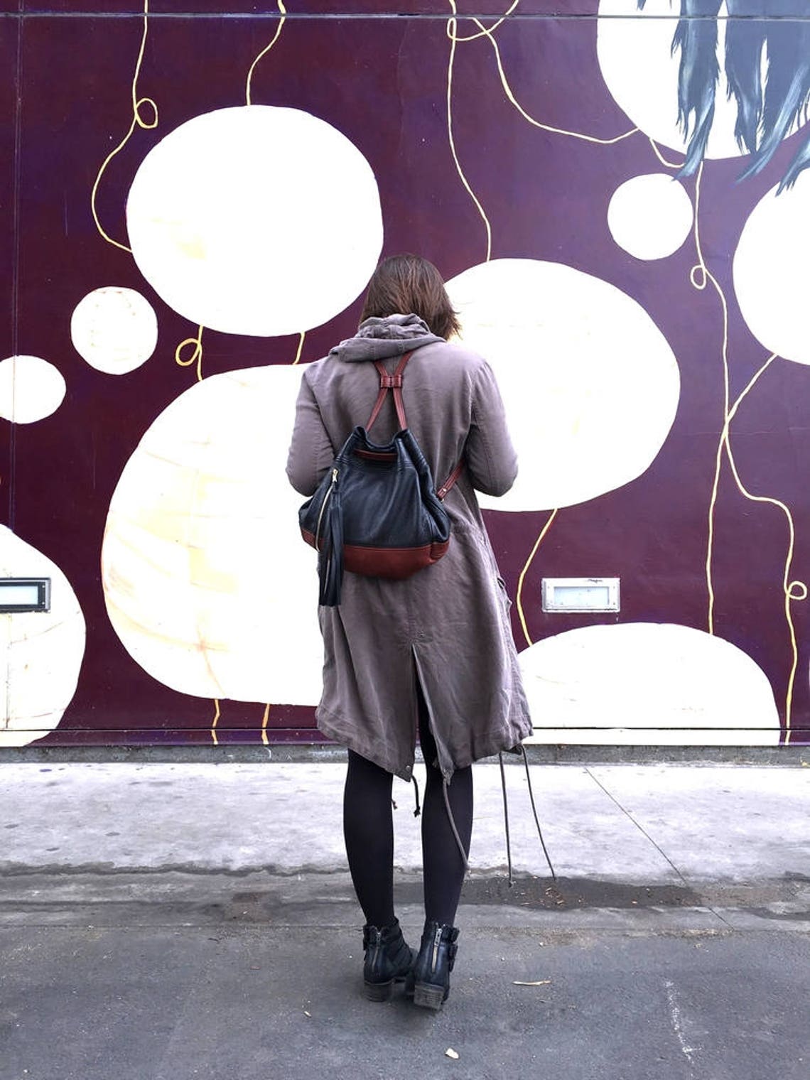 Lucy Backpack Black - Etsy