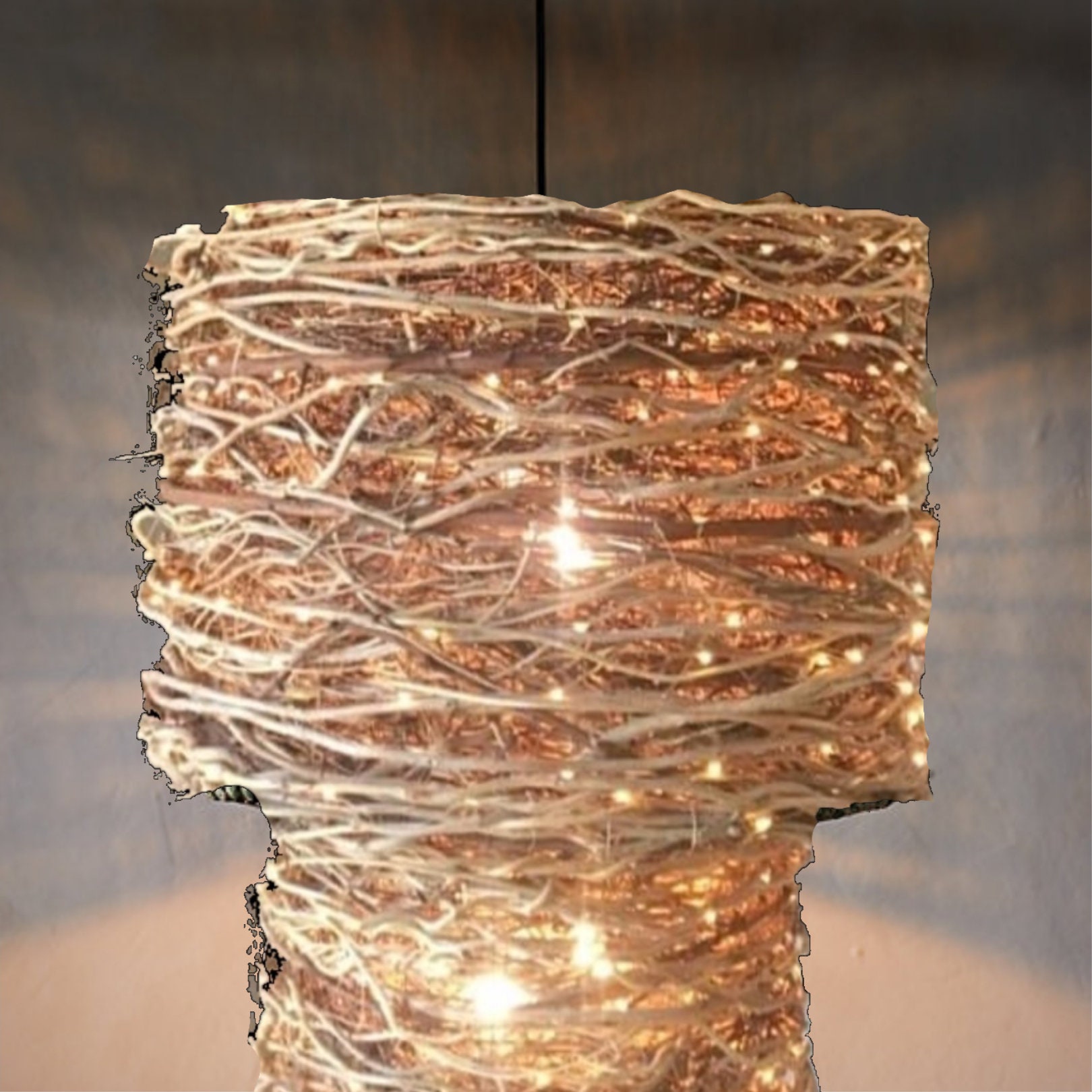 Rustic Tiered Twig Branch Chandelier | Large Briar Two Tier | 20 Light ...