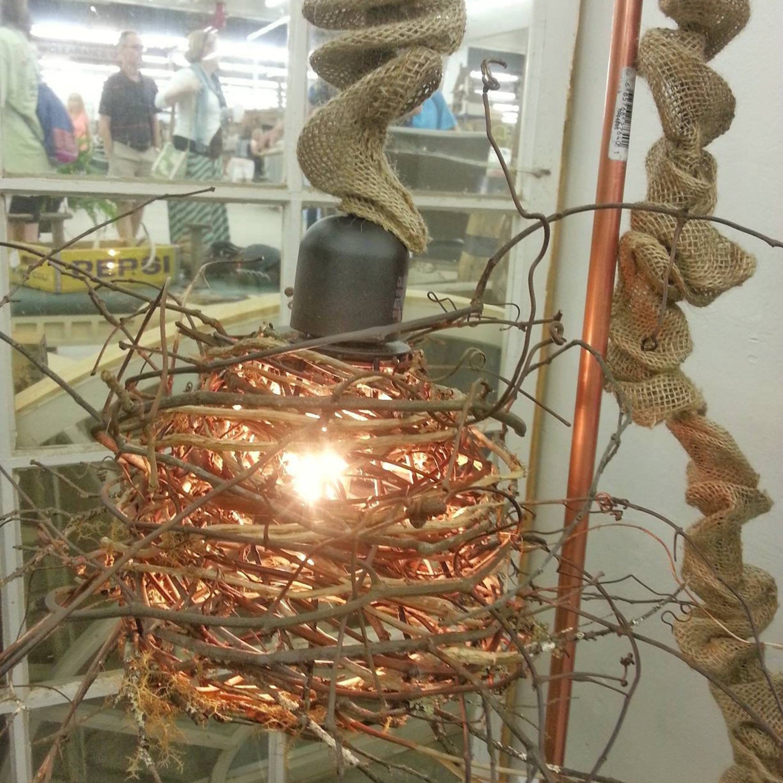 Light Fixture, Pendant Light, Twig Pendant, Twig Light, Rustic Pendant ...