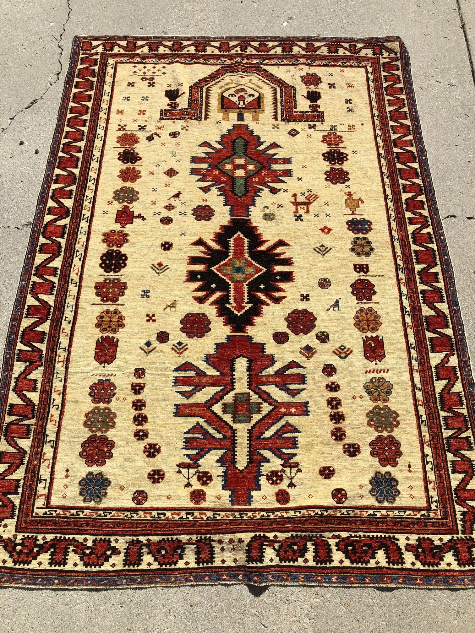 Vintage Tribal Rug Nomad Rug Excellent Condition 4' - Etsy UK