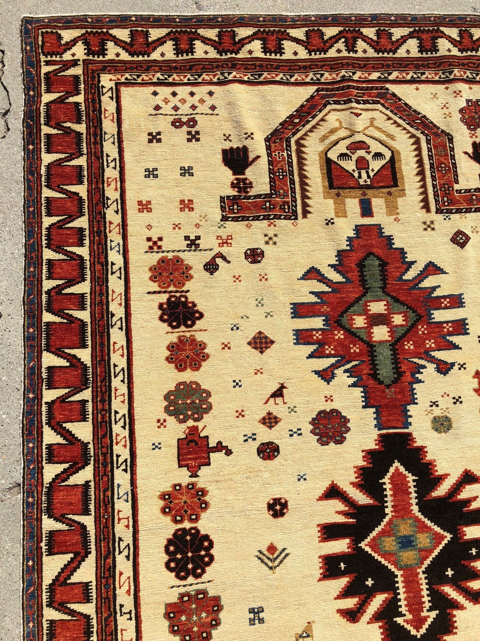 Vintage Tribal Rug Nomad Rug Excellent Condition 4' - Etsy UK