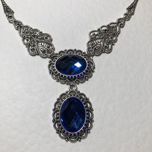 Victorian Blue Glass - Etsy