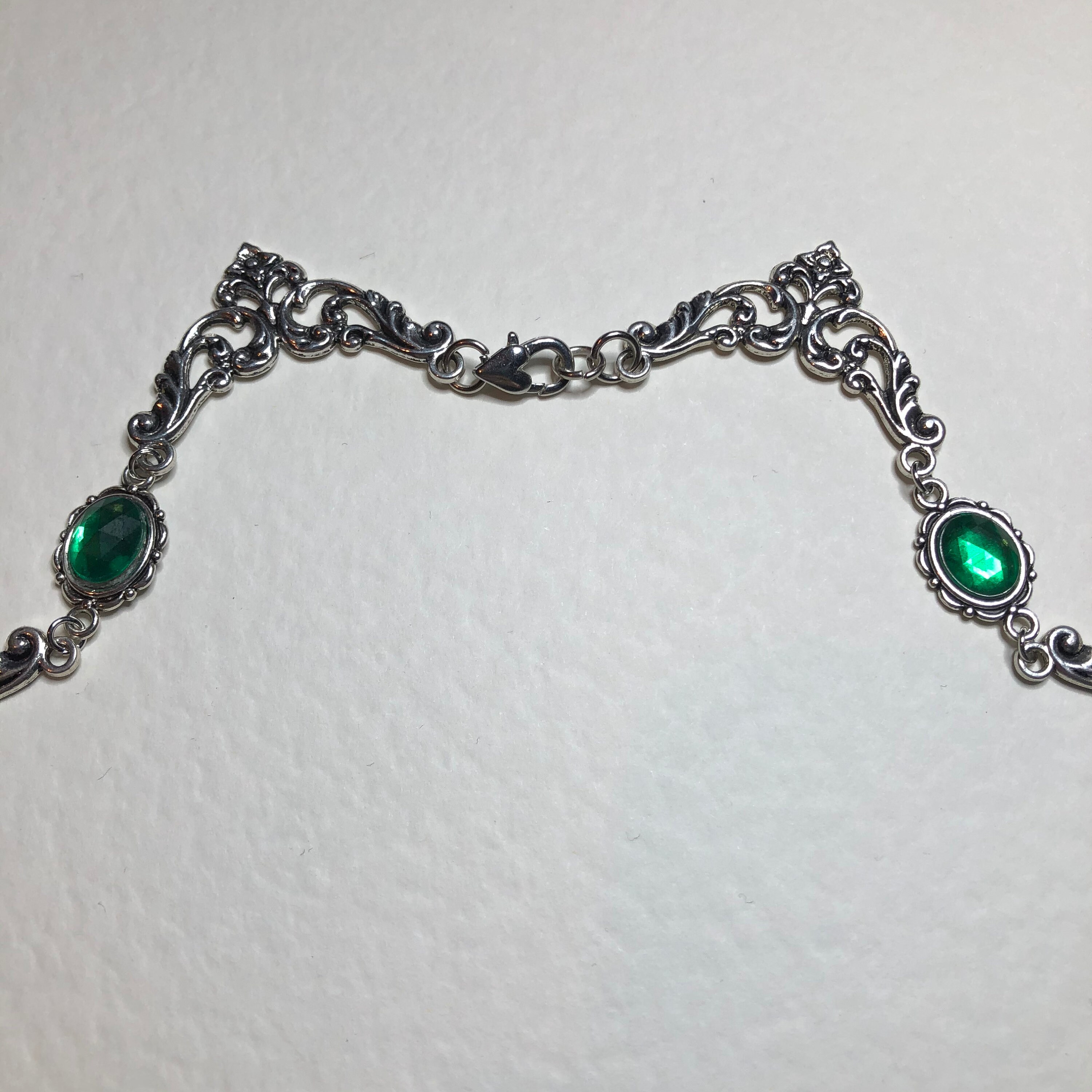 REGAL Filigree VICTORIAN Style Green Silver Plated Metal - Etsy UK
