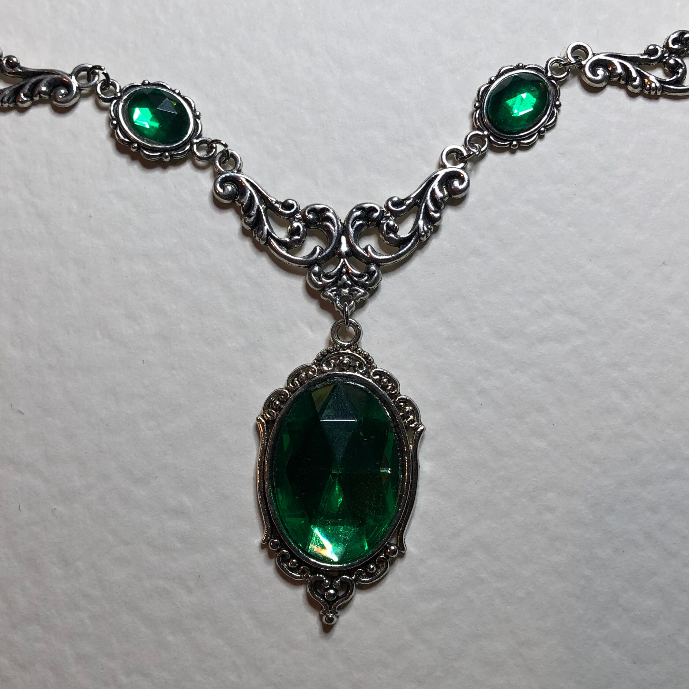 REGAL Filigree VICTORIAN Style Green Silver Plated Metal - Etsy UK