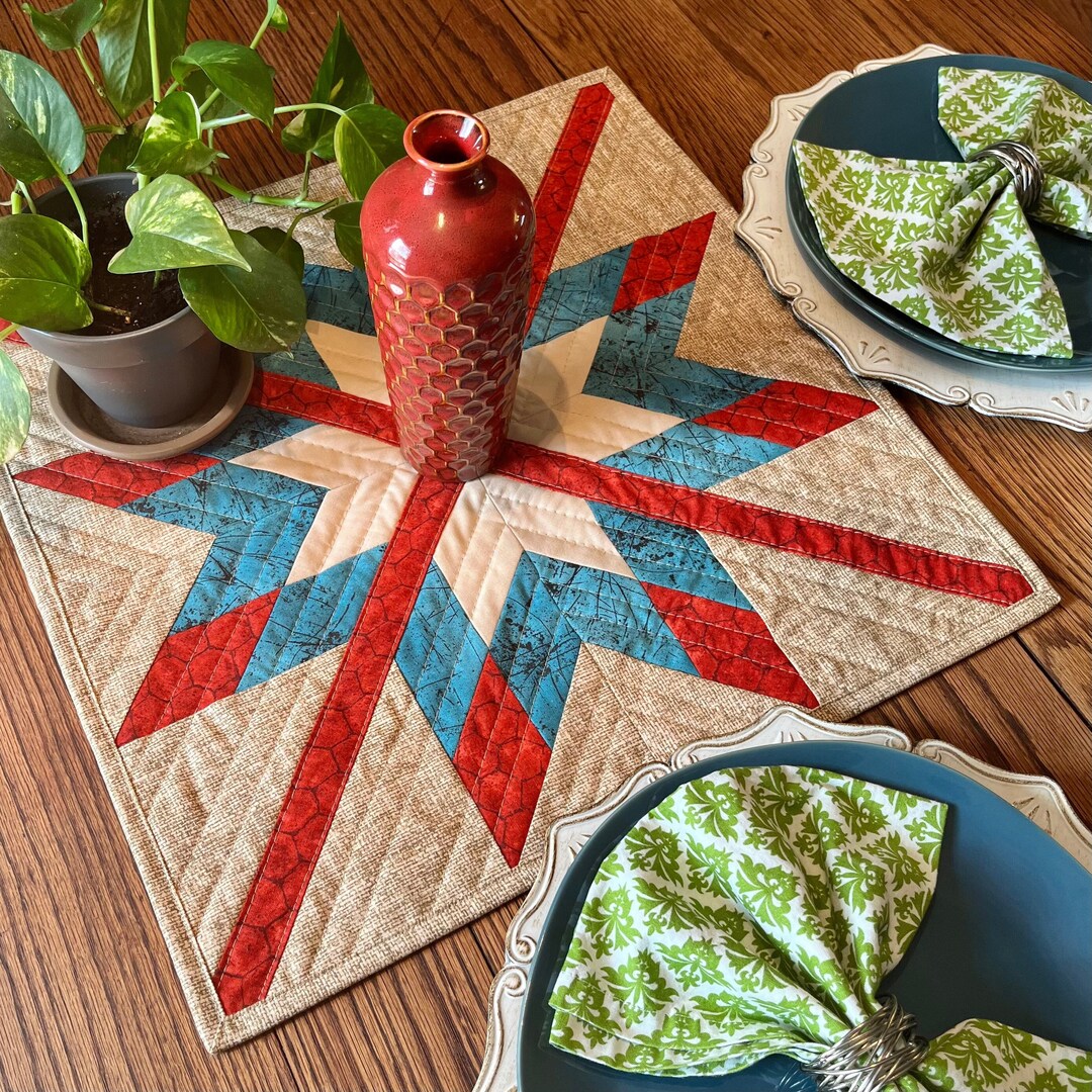 Quilted Table Topper - Etsy