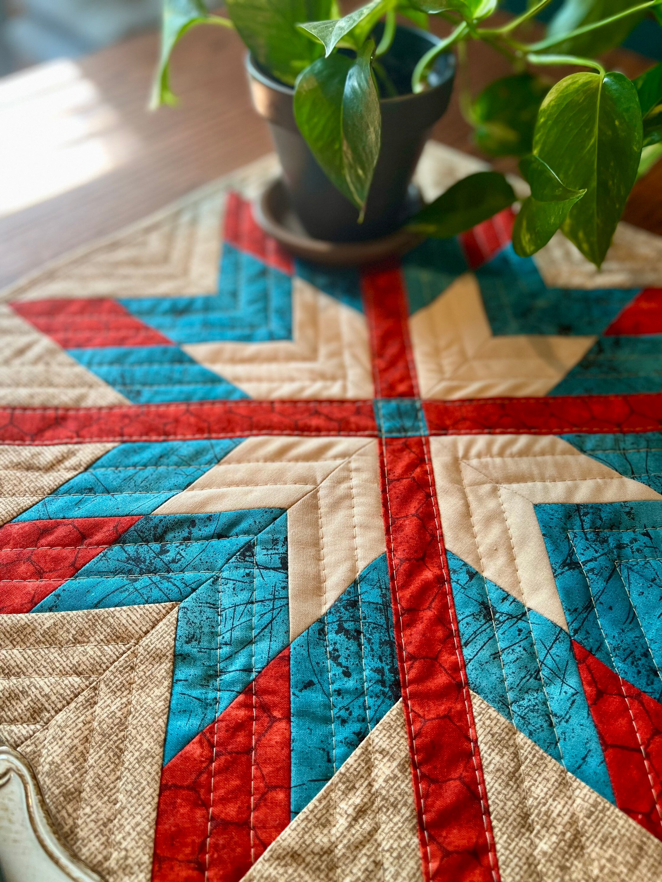 Quilted Table Topper - Etsy