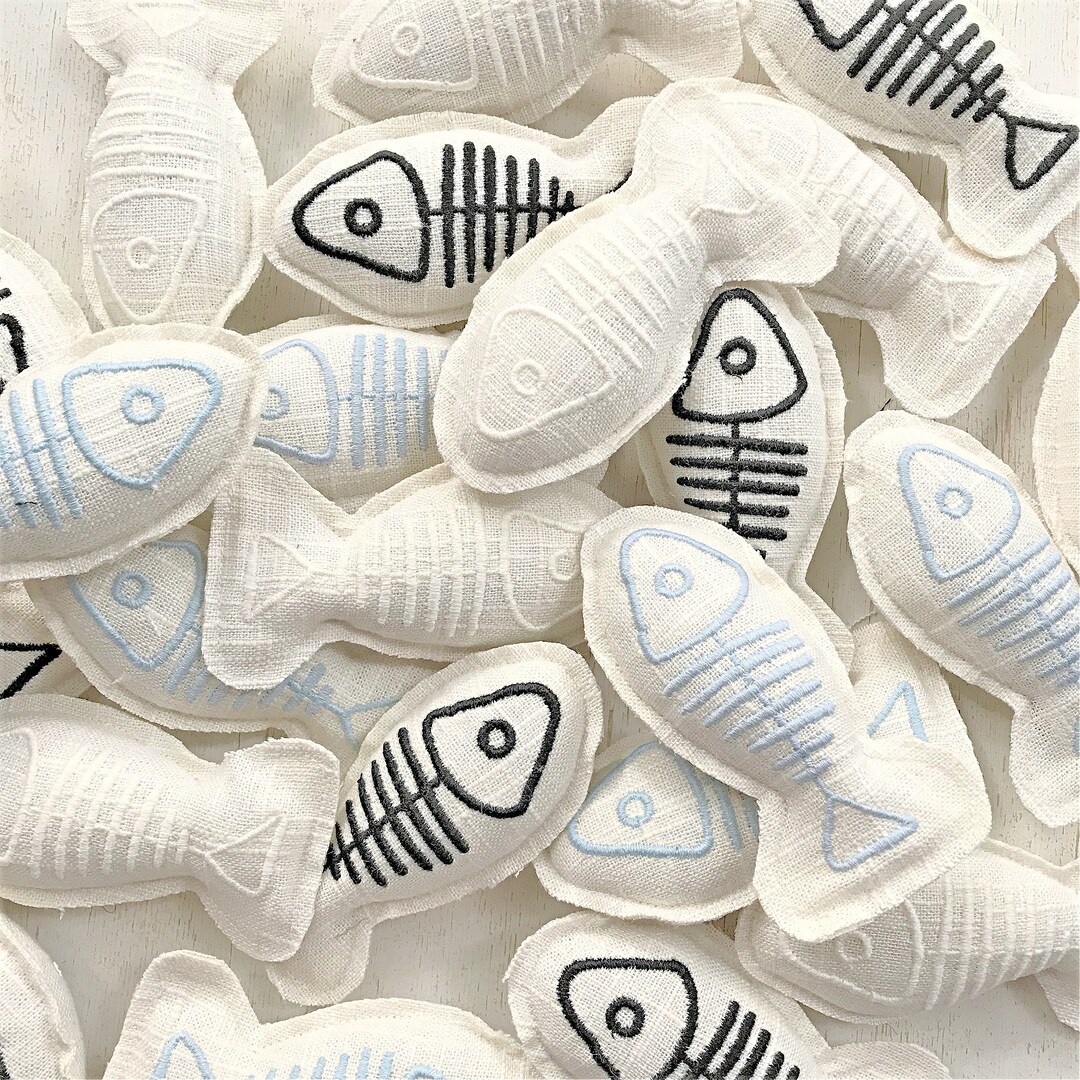 Catnip Toys. Toys for Cats. Fish Bone Toy for Cat. - Etsy