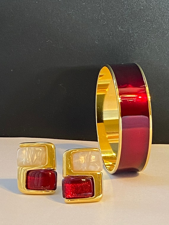 vintage monet goldtone cherry - Gem