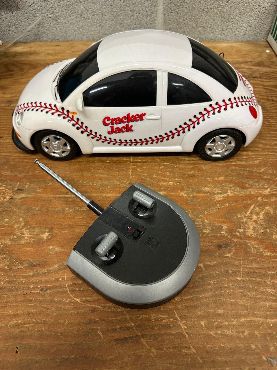Cracker Jack Remote Control Car Baseball Stitch Design VW Bug No ...