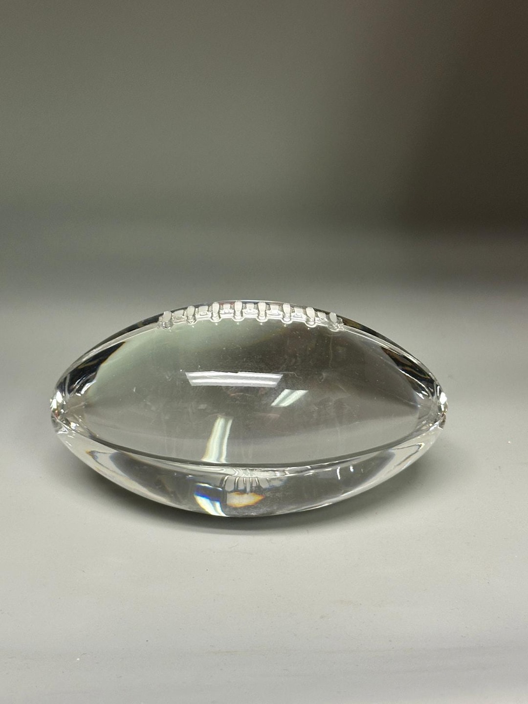 Tiffany & Co Crystal Football Paperweight Not Engraved - Etsy