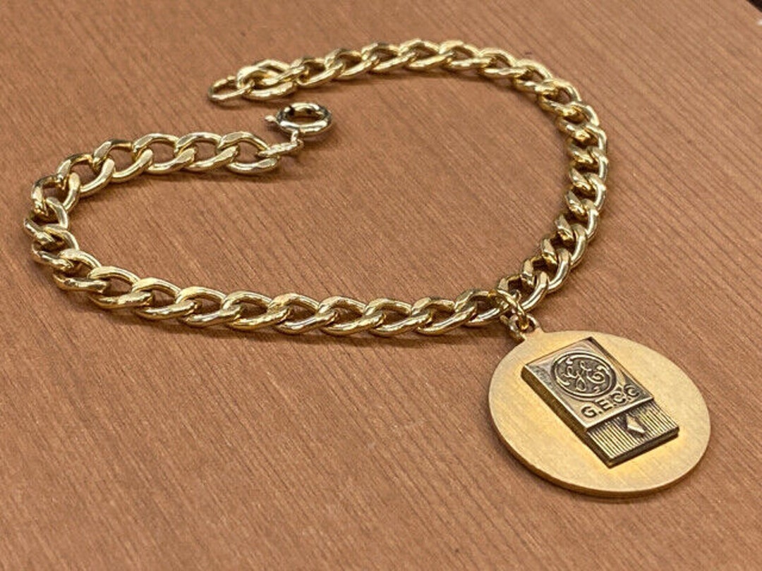 Vintage GE General Electric Charm Bracelet GOLD FILLED - Etsy