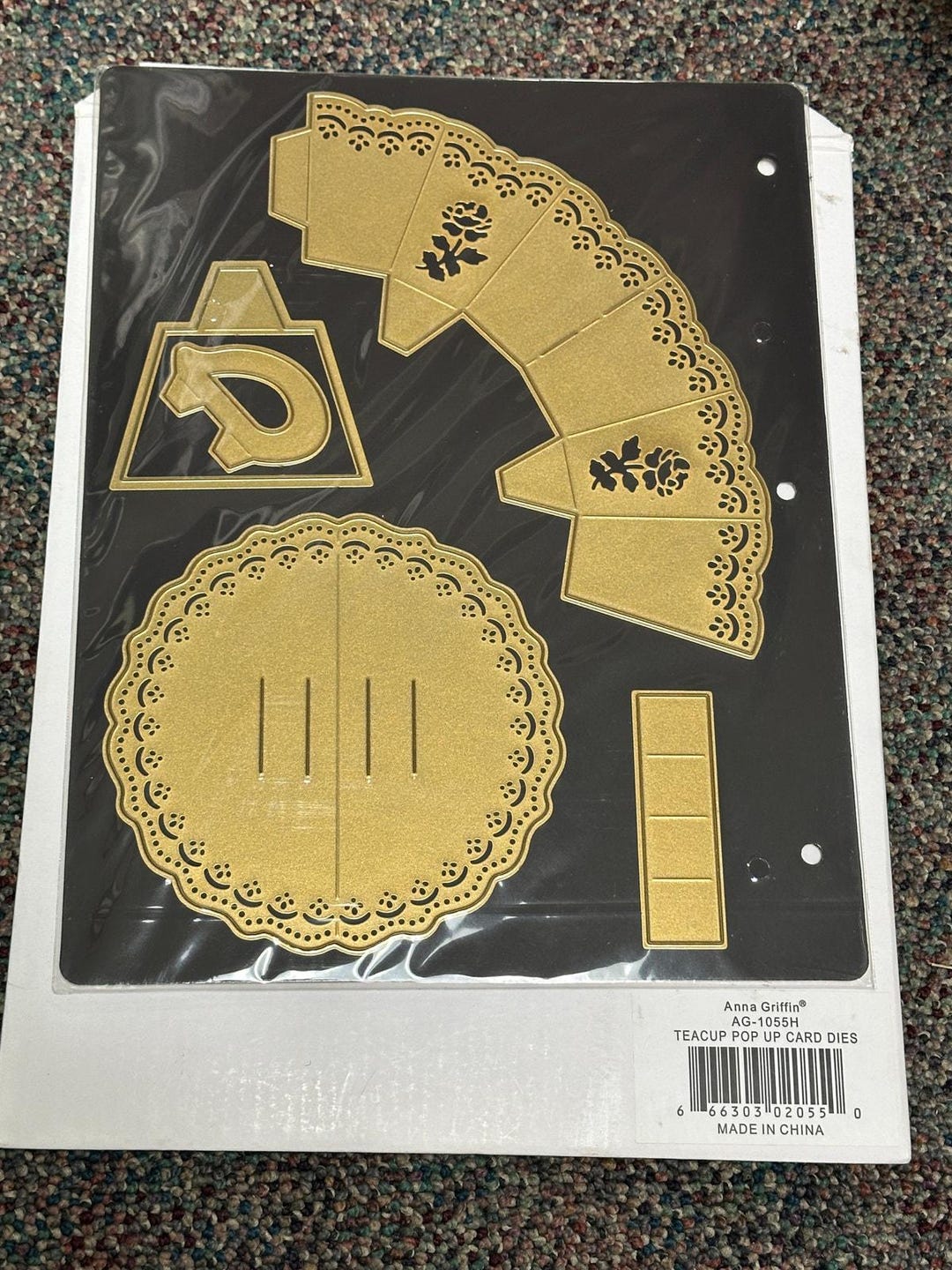 Anna Griffin TEA CUP Pop up Card Dies AG-1055H New Sealed - Etsy