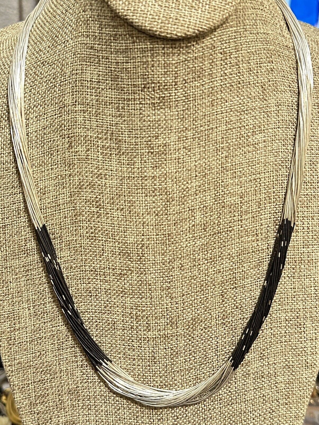 Rising Sun Hallmark 30 Strand Liquid Silver 24” Necklace 925 - Etsy