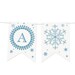Winter Wonderland Pennant Banners Printable | DIY Snow Queen Party ...