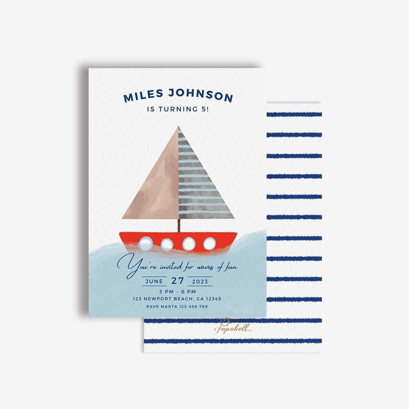 Nautical Invitation - Etsy