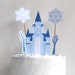 Winter Castle Cake Topper Printable | DIY Snow Queen Winter Fairytale ...