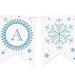 Winter Wonderland Pennant Banners Printable DIY Snow Queen - Etsy