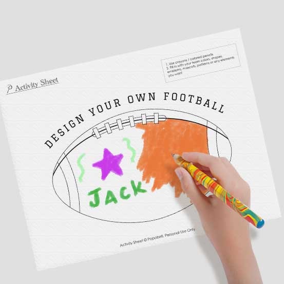 Football Activity Sheets Printable | Football Helmet Uniform Coloring ...