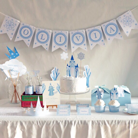 Snow Queen Party Kit Printables | DIY Hans Christian Andersen Fairytale ...