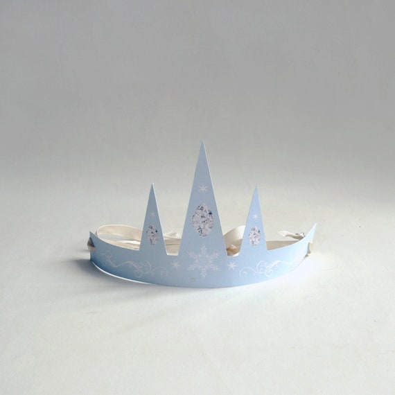 Ice Kingdom Crown Printable | DIY Winter Wonderland Birthday Party ...
