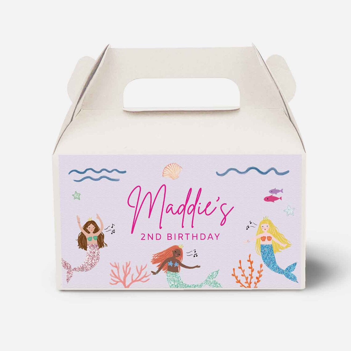 Mermaid Friends Party Kit Printable | Editable Mermaid Birthday Package ...