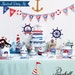 Nautical Party Kit Digital Printables. Complete Set Party - Etsy
