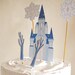 Winter Castle Cake Topper Printable DIY Snow Queen Winter Fairytale Ice ...