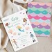 Editable Mermaid Invitation Printable 5x7, DIY Little Mermaid ...