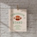 Editable Football Sign 8x10 Printable DIY Concession Stand Snack Bar ...