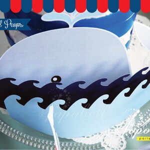 Nautical Props Printable | DIY Nautical Birthday Party Decor | Navy ...