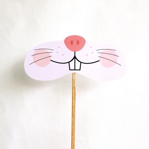 Easter Bunny Prop Printable | DIY Passover Activity Photobooth Props ...
