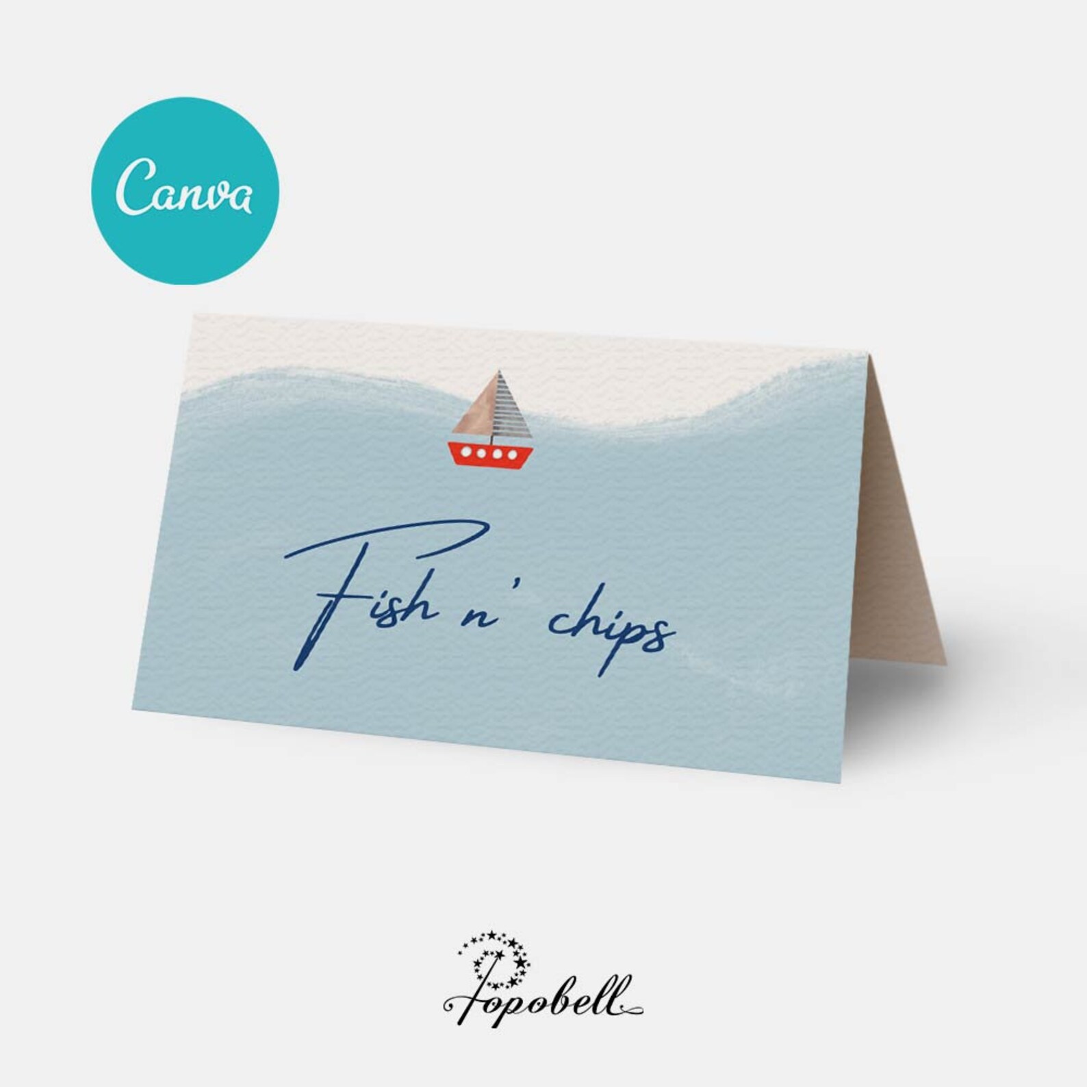 Editable Nautical Food Tent Printable Sail Boat Food Labels - Etsy