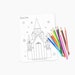Winter Castle Coloring Sheet Printable Snow Queen Kids Classroom ...