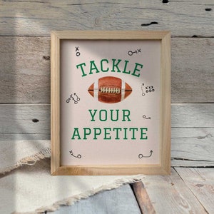 Editable Football Sign 8x10 Printable | DIY Concession Stand Snack Bar ...