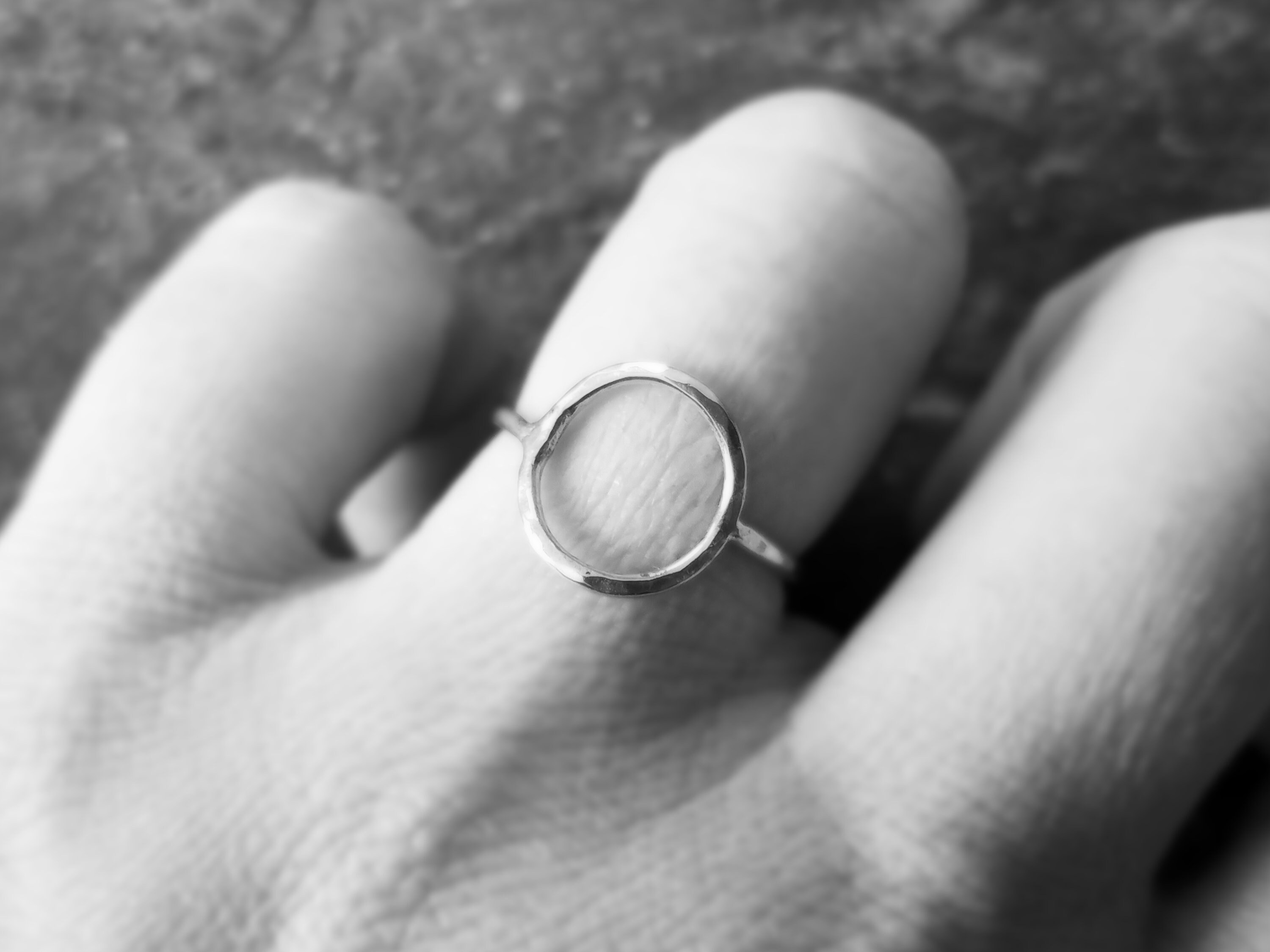 Geometric Shape Ring Sterling Silver Heart Circle Square | Etsy