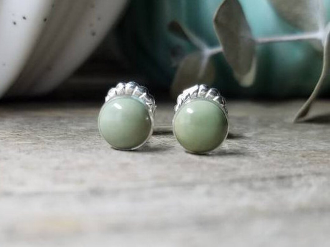 Aretes turquesas / Mina Kingman / Plata de ley Turquesa de 6 - Etsy España