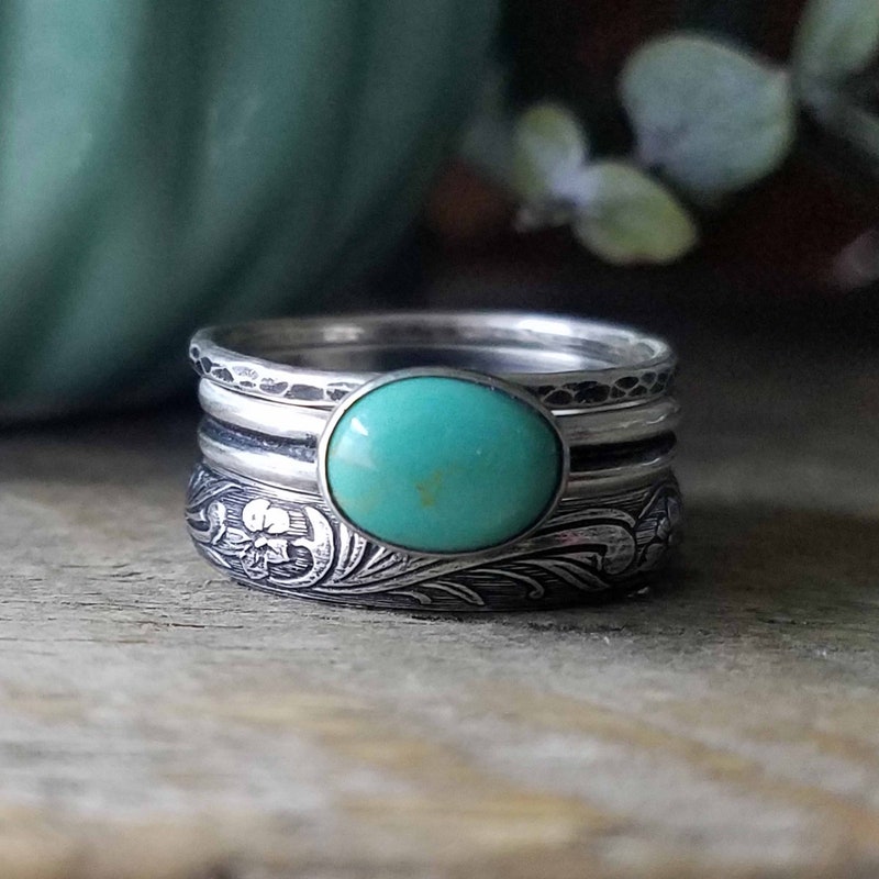 Bohemian Ring Set - Etsy