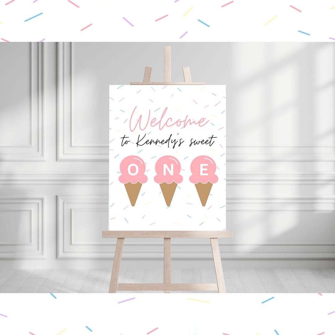 Sweet One - Welcome Sign - First Birthday - Etsy