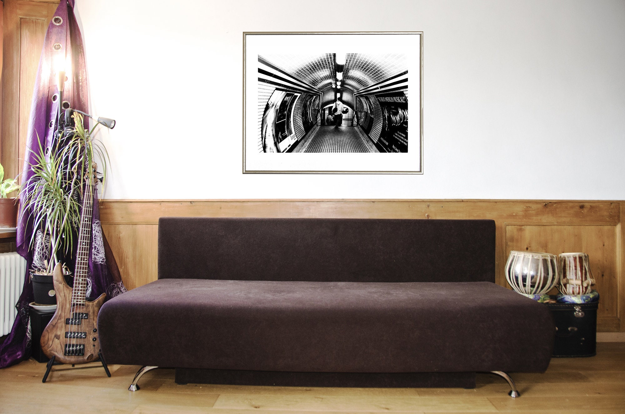 London Poster / London Underground Print / B&W Photography / Art Print ...