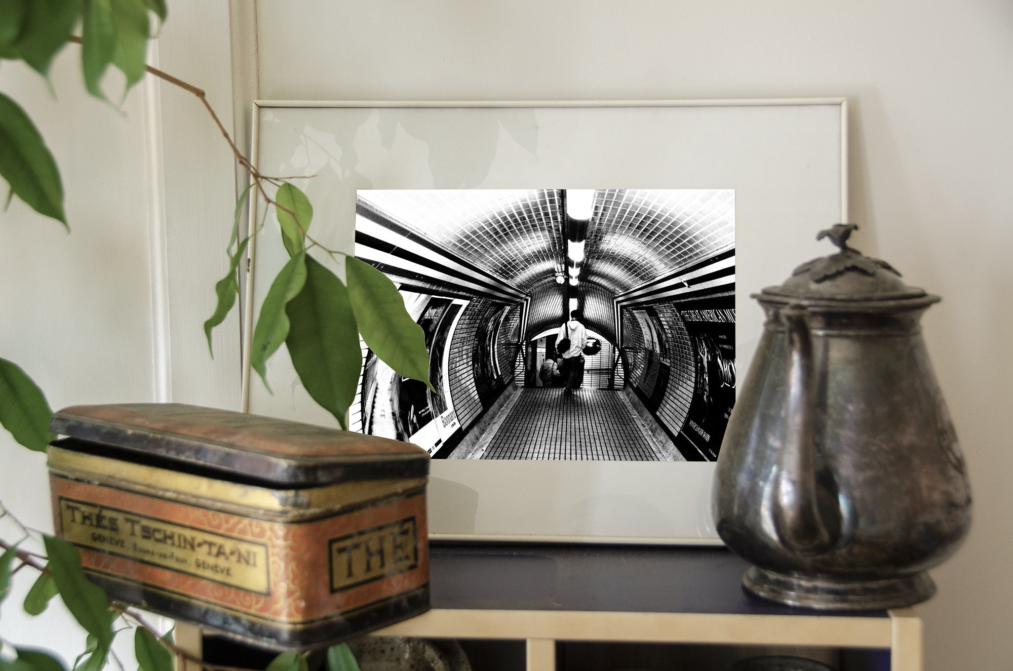 London Poster / London Underground Print / B&W Photography / Art Print ...