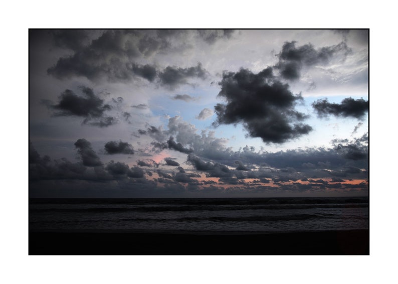 Color Photography, Pacific Seascape and Cloudy Sky, Boca Del Cielo ...