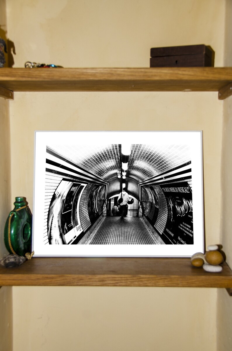 London Poster / London Underground Print / B&W Photography / Art Print ...