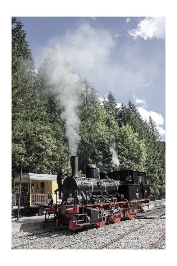 Steam Engine Poster - Etsy